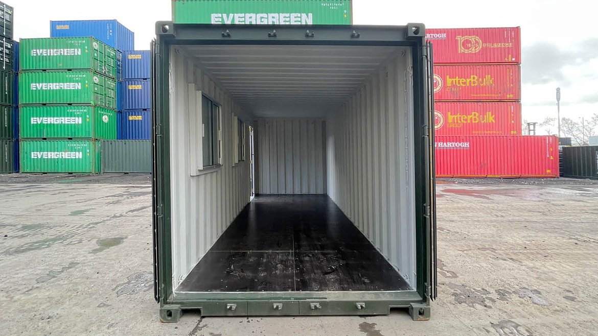 20ft Container Office Shell | Cleveland Containers