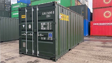 20ft Container with 8 Double Socket Electrics | Cleveland Containers