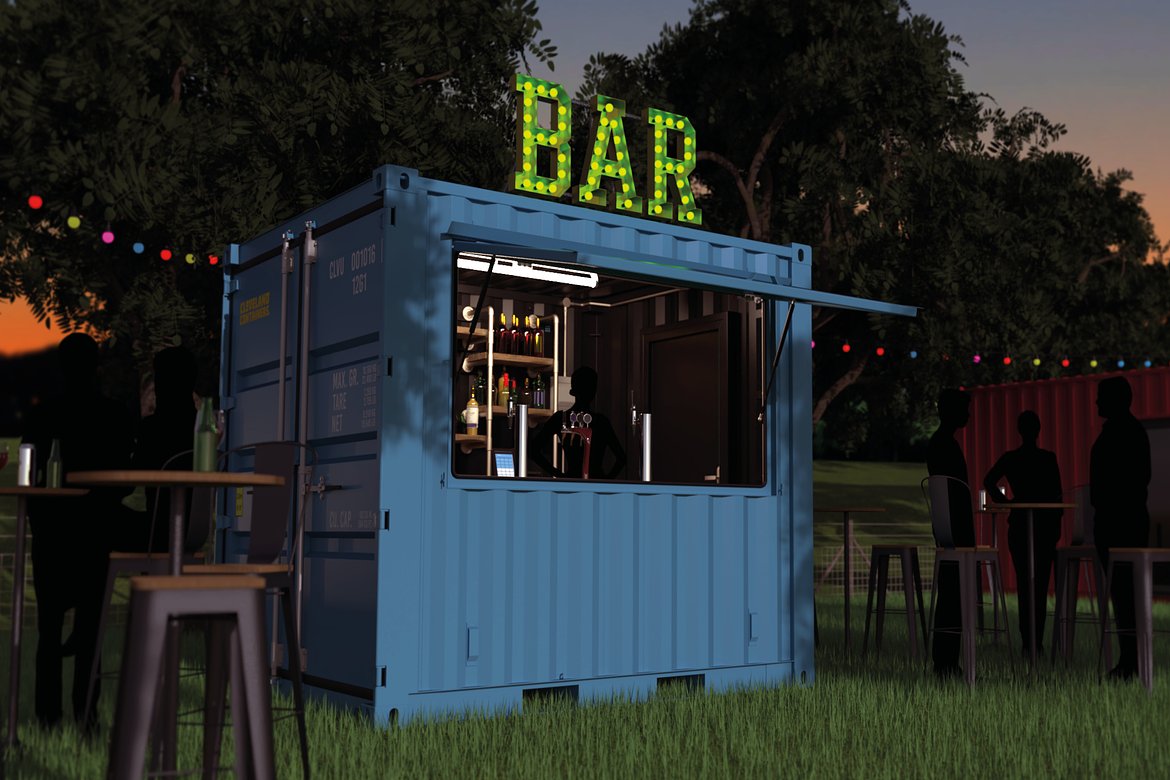 Shipping Container Bars UK | Cleveland Containers