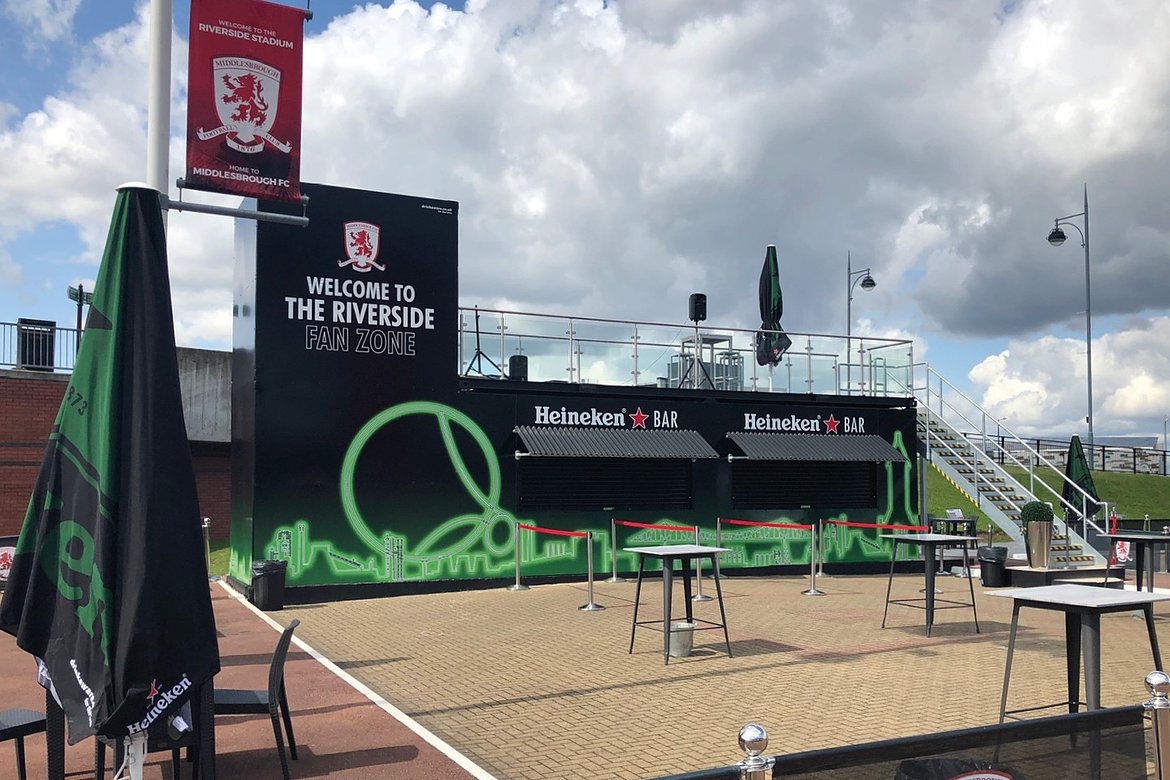 Middlesbrough Football Club Fan Zone | Cleveland Containers