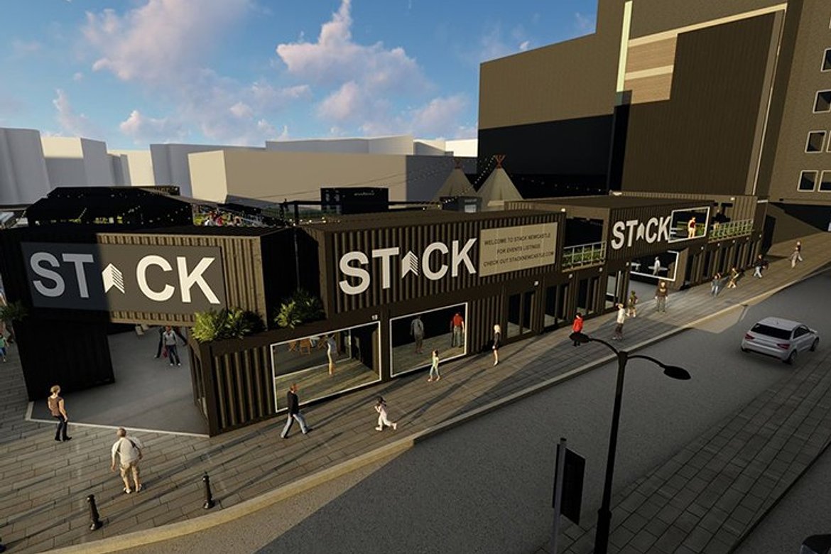 STACK Newcastle Shipping Container Village | Cleveland Containers