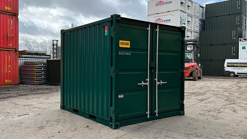 10ft Container with Bespoke Racking | Cleveland Containers