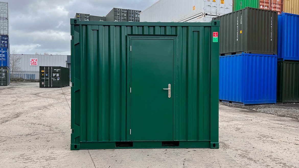 10ft Container with Bespoke Racking | Cleveland Containers
